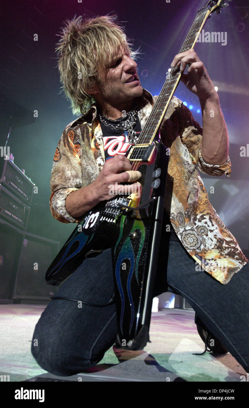 Aug 15, 2006; Raleigh, NC, USA; Guitarist CC DEVILLE of the band POISON ...