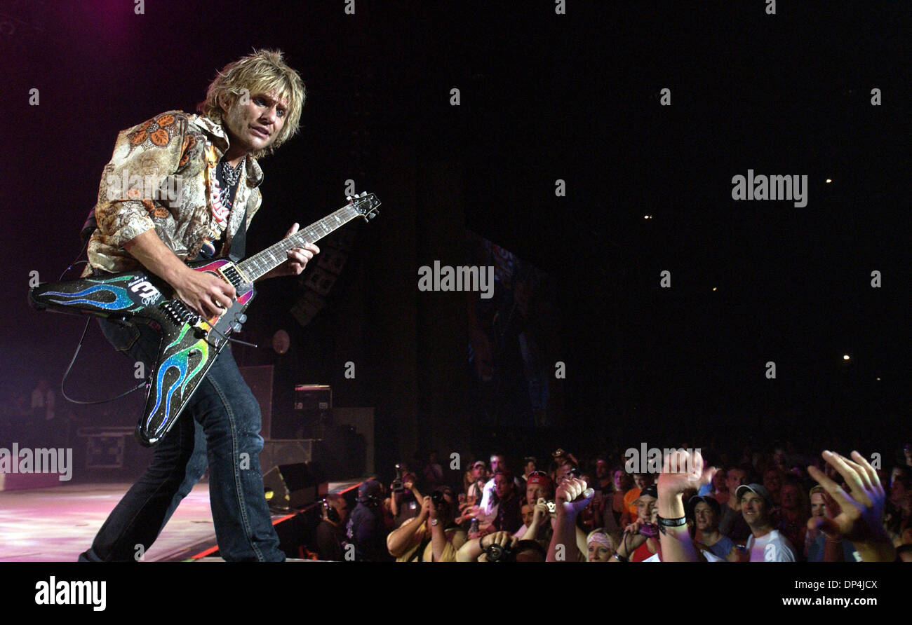Aug 15, 2006; Raleigh, NC, USA; Guitarist CC DEVILLE of the band POISON ...