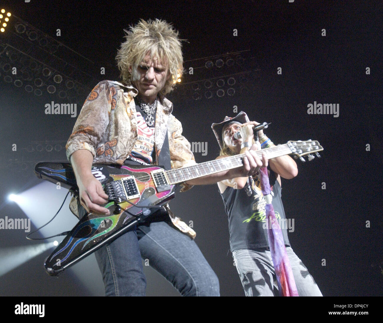 Aug 15, 2006; Raleigh, NC, USA; Guitarist CC DEVILLE and singer BRET ...