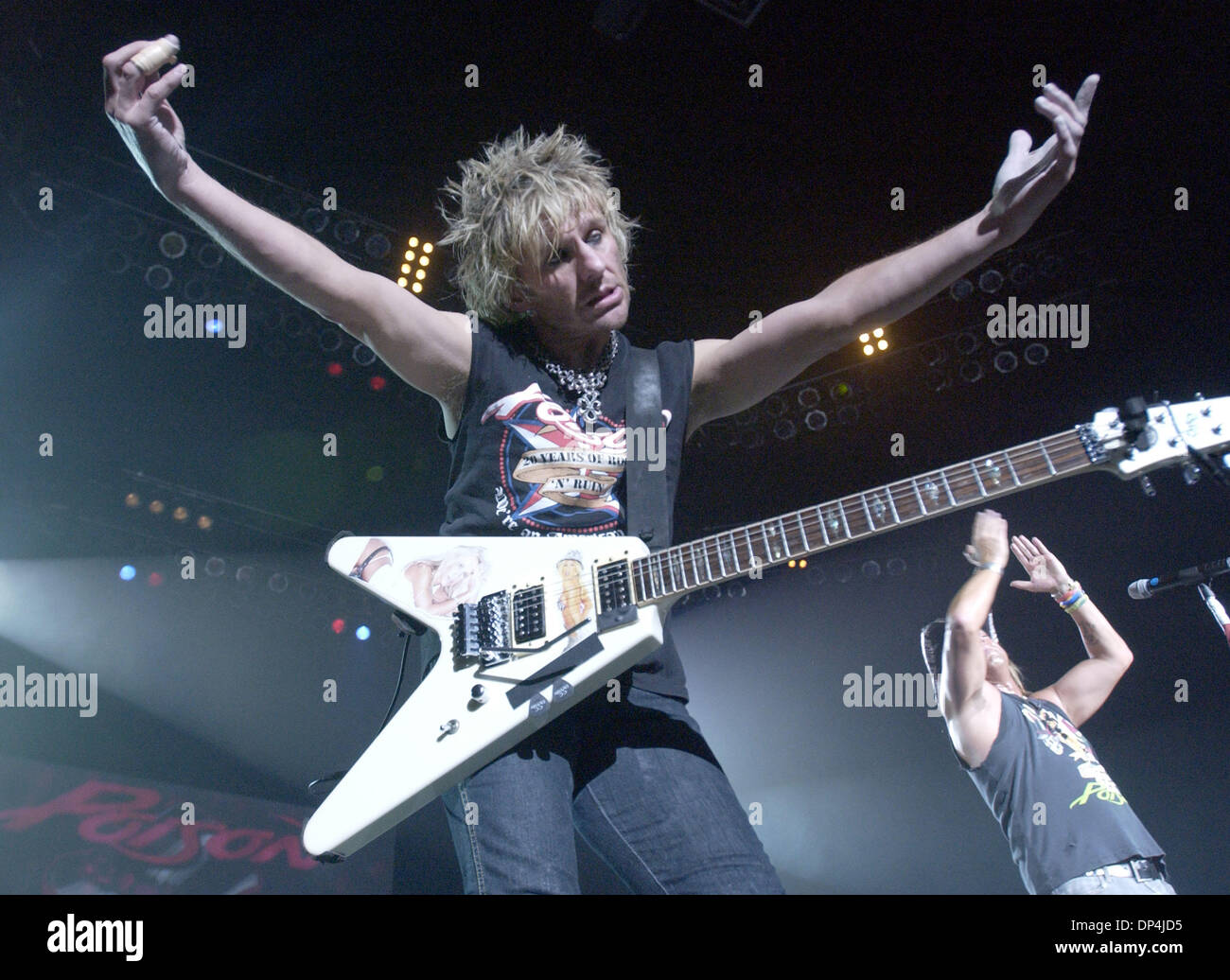 Aug 15, 2006; Raleigh, NC, USA; Guitarist CC DEVILLE of the band POISON ...