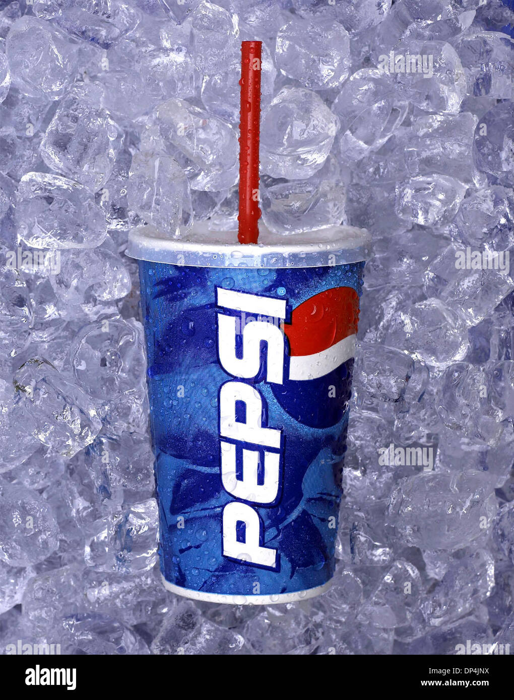 Aug 15, 2006; Los Angeles, CA, USA; Pepsi Cola surrounded by ice ...