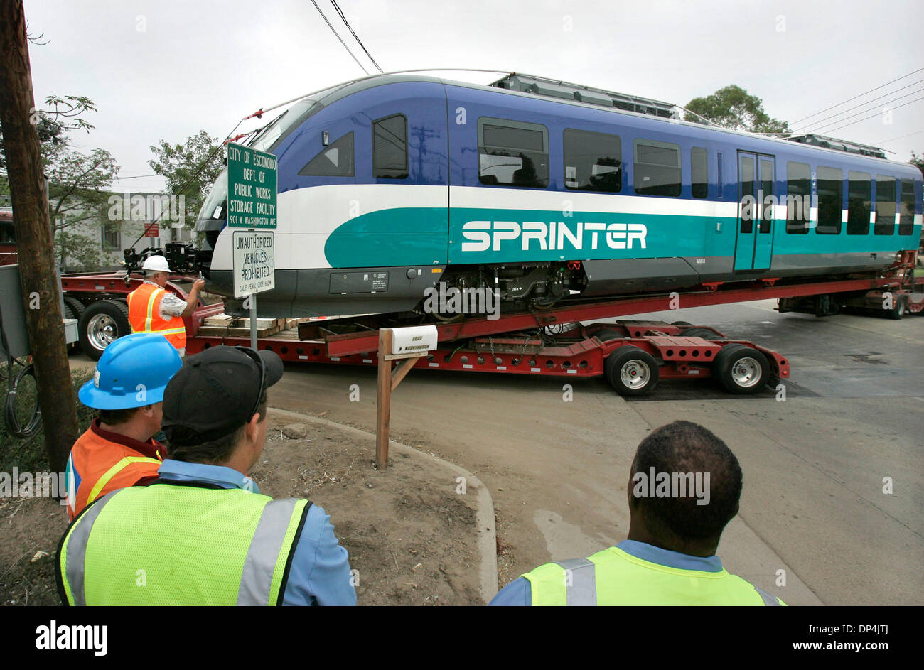 Aug 15, 2006; Escondido, CA, USA; One of the two new Sprinter trains ...