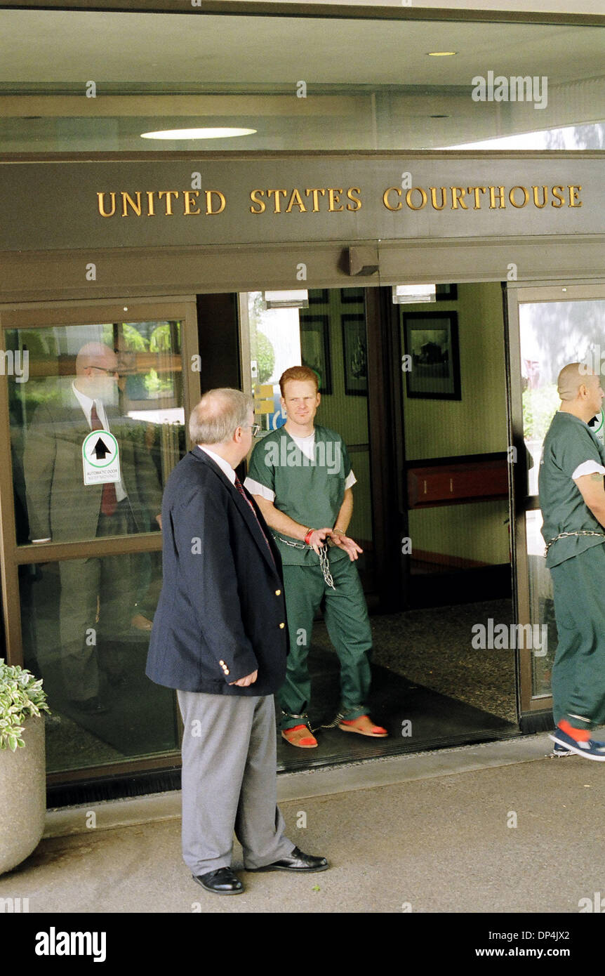 Aug 15, 2006; Eugene, OR, USA; JEFF HOGG exits the federal courthouse ...