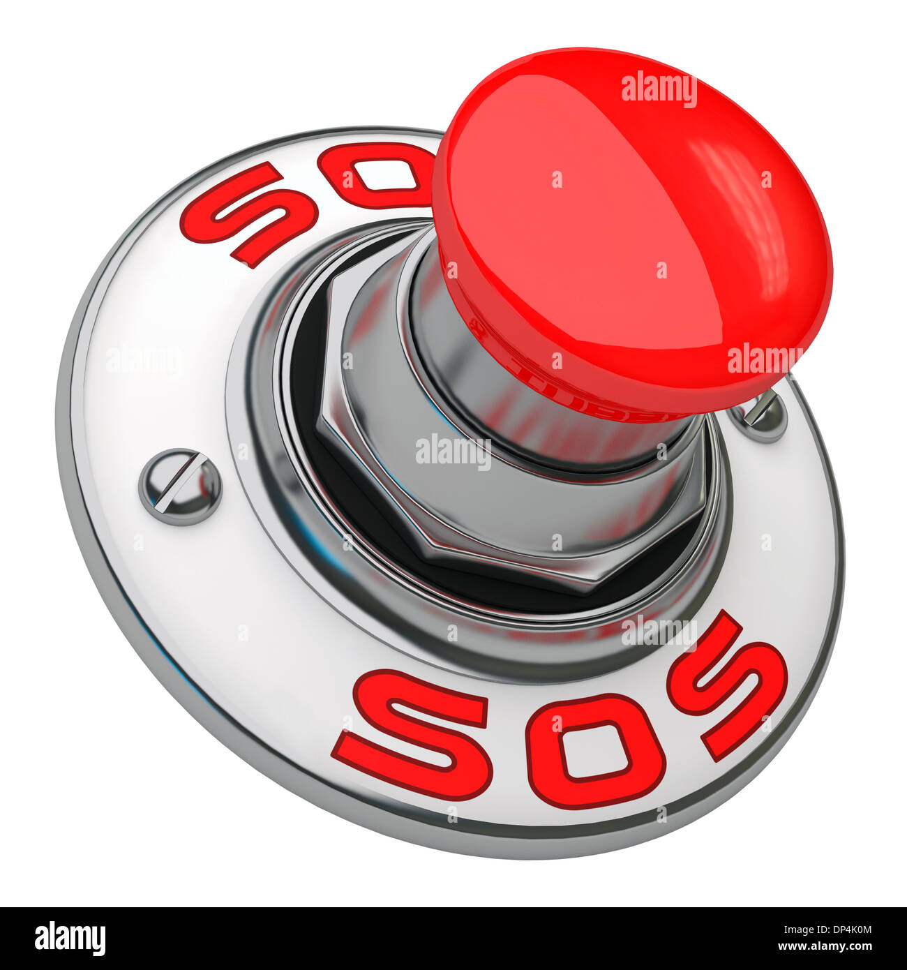SOS button, artwork Stock Photo - Alamy