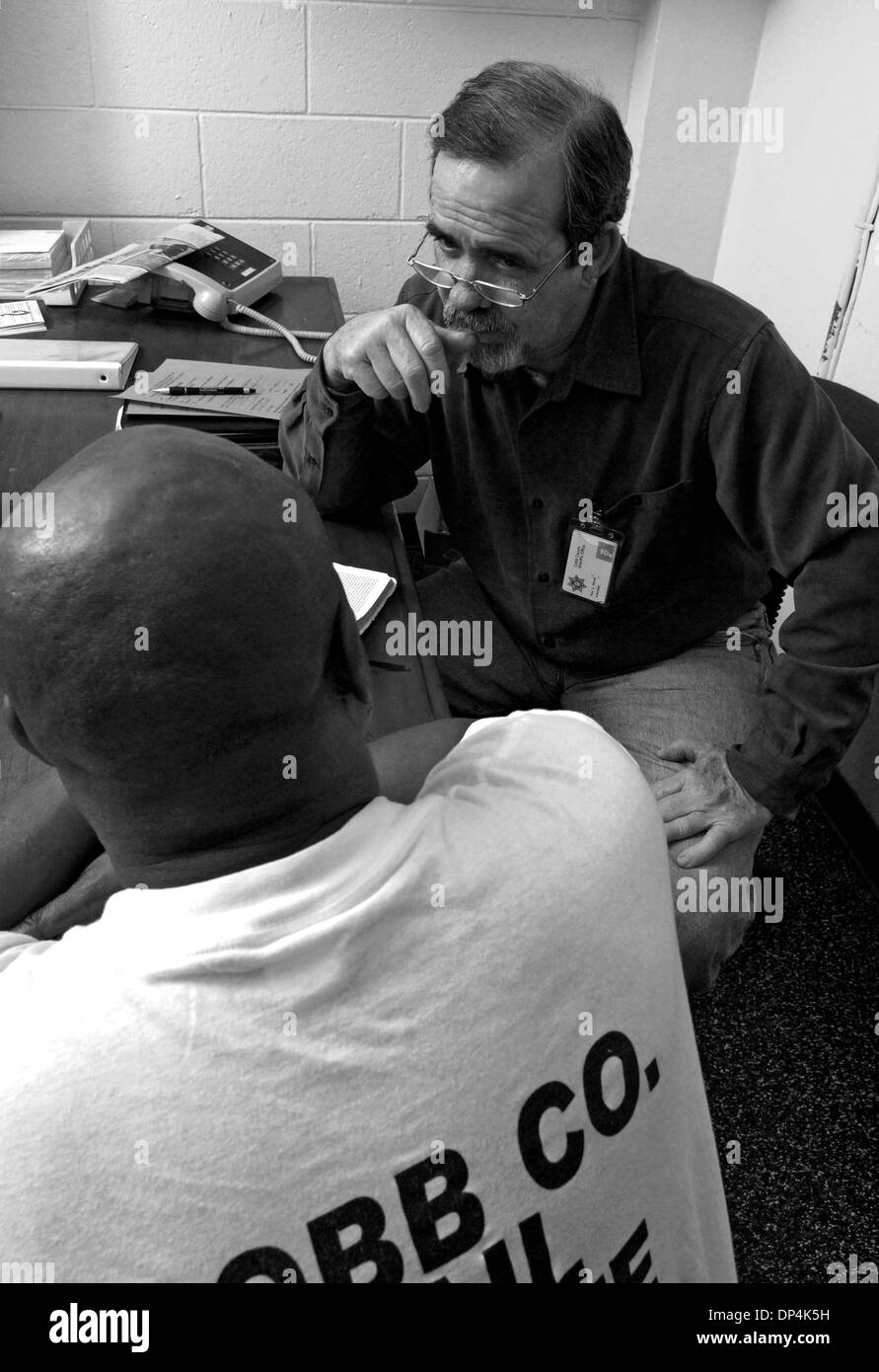 Prison jail inmate usa Black and White Stock Photos & Images - Alamy