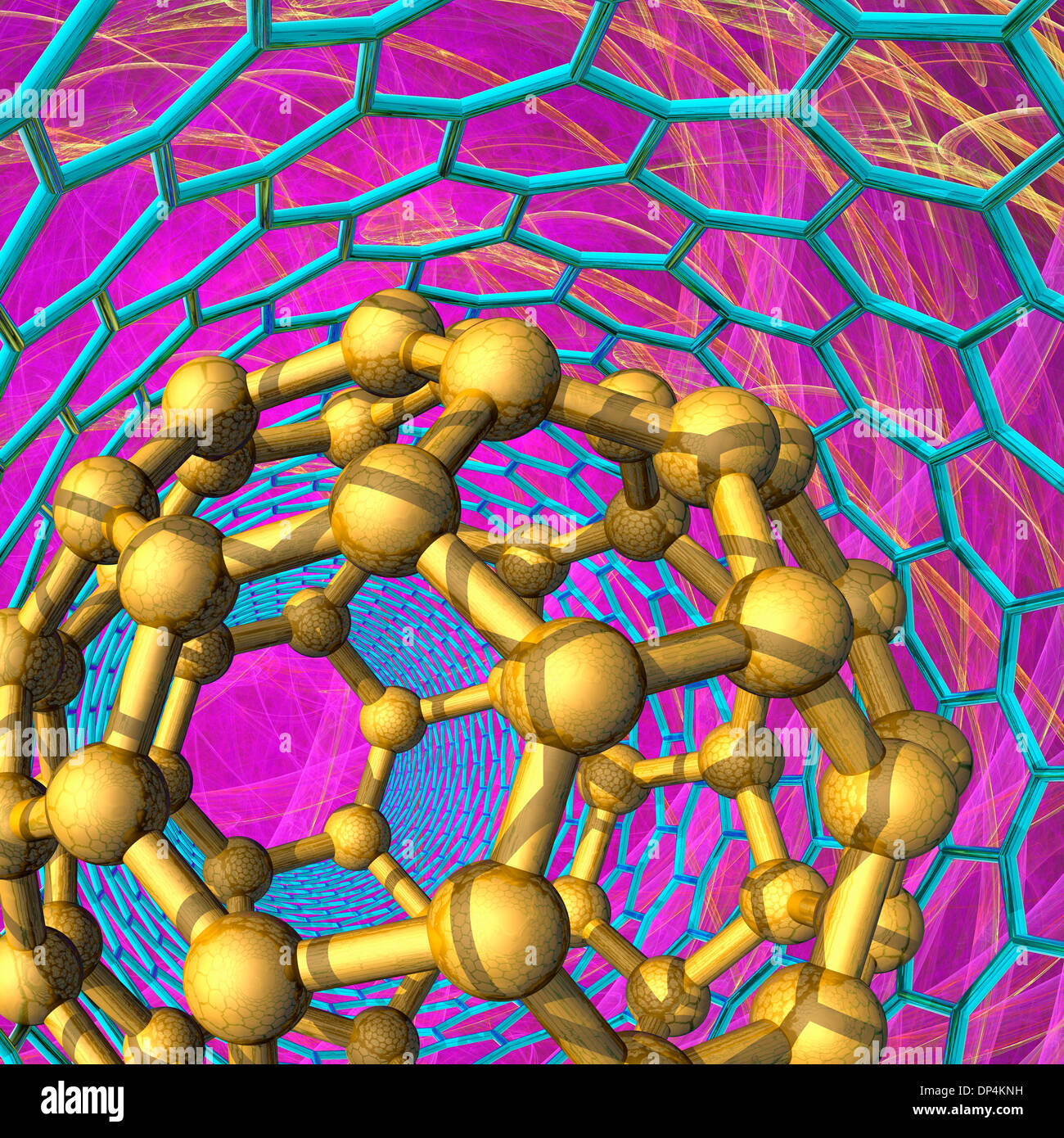 Fullerene molecule artwork hi-res stock photography and images - Alamy