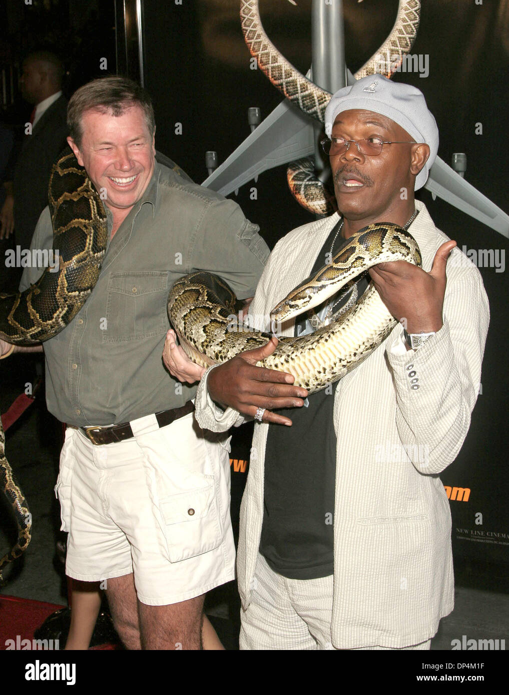 Aug 17, 2006; Los Angeles, CA, USA; Actor SAMUEL L. JACKSON and Snake ...