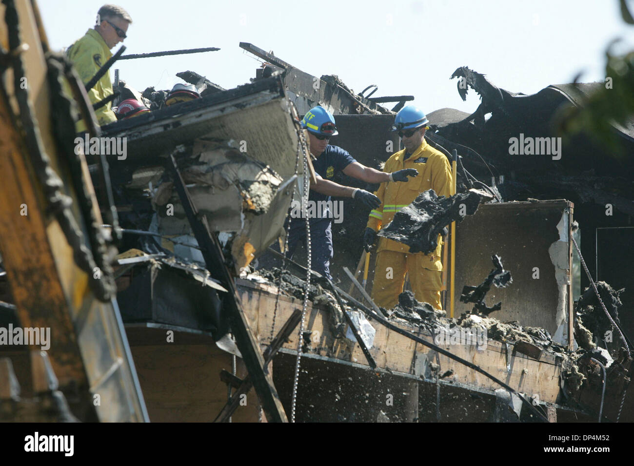 Aug 17, 2006; El Cajon, CA, USA; El Cajon firefighters, law enforcement ...