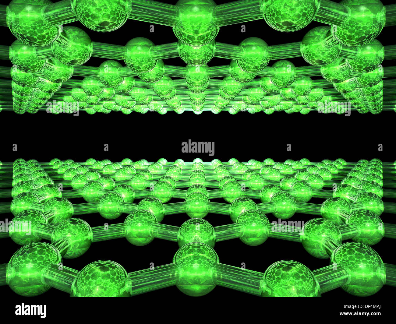 Graphene sheets, artwork Stock Photo - Alamy