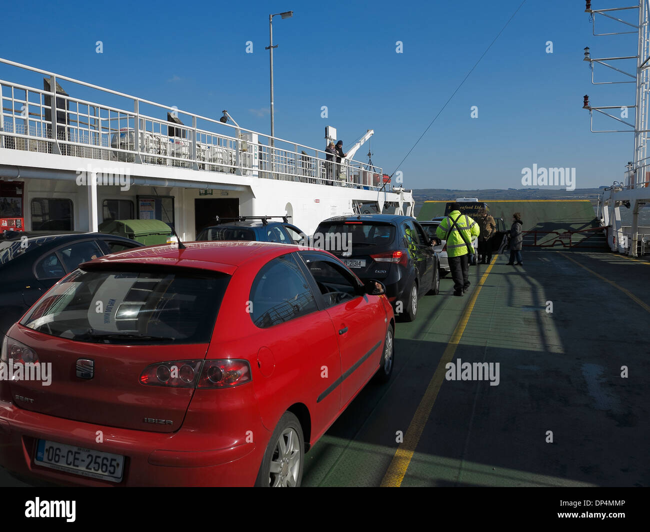 Tarbert Car Ferry from County Kerry to County Clare Ireland Shannon ...