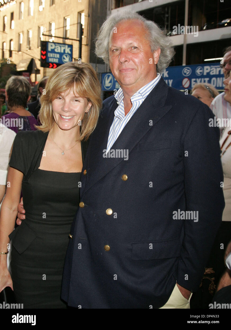 Aug 17, 2006; New York, NY, USA; ANNA and GRAYDON CARTER at the ...