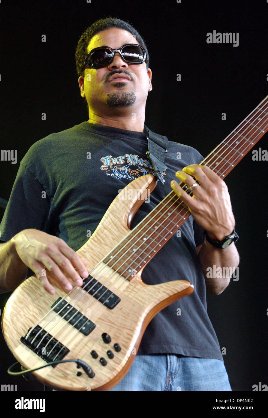 Aug 19, 2006; Raleigh, NC, USA; Bass Guitarist OTEIL BURBRIDGE of the ...