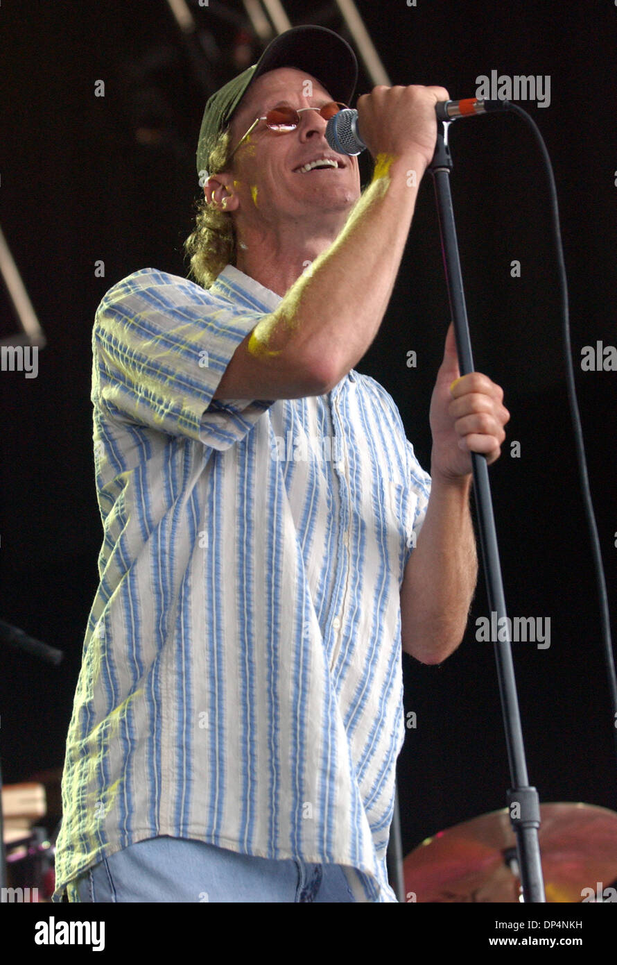 Aug 19, 2006; Raleigh, NC, USA; Singer PAUL HENSON of the band Oteil ...