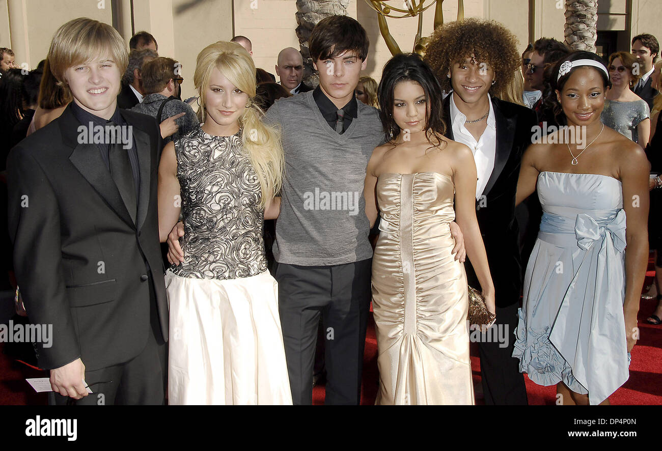 August 19, 2006; Los Angeles, CA, USA; Cast members of 'High School ...