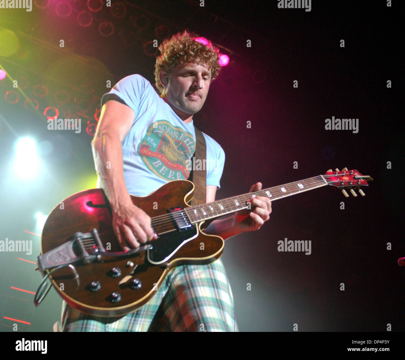 Aug 20, 2006; Raleigh, NC, USA; Guitarist MARK BRYAN with the band ...