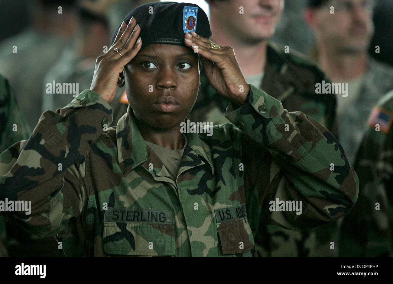 Aug 21, 2006; Ft. Pierce, FL, USA; 806th Military Police Company of the ...