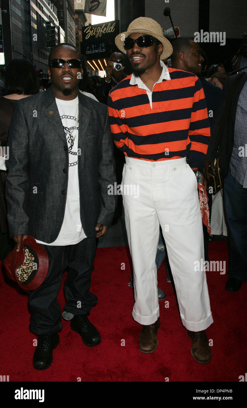 Aug 21, 2006; New York, NY, USA; Singers ANTWAN A. PATTON (BIG BOI) and ...