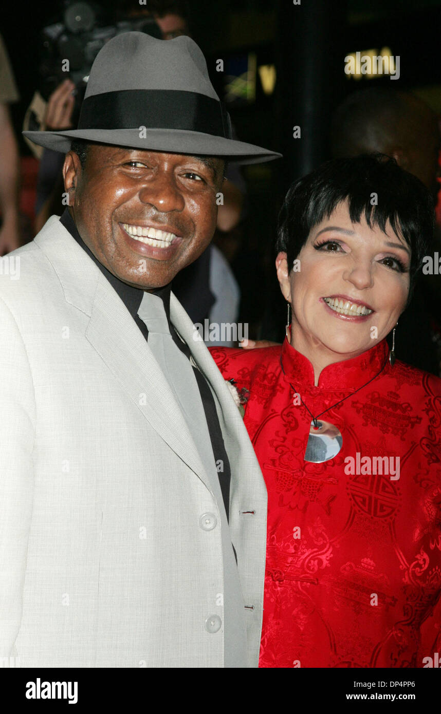 Aug 21, 2006; New York, NY, USA; Entertainers BEN VEREEN and LIZA ...