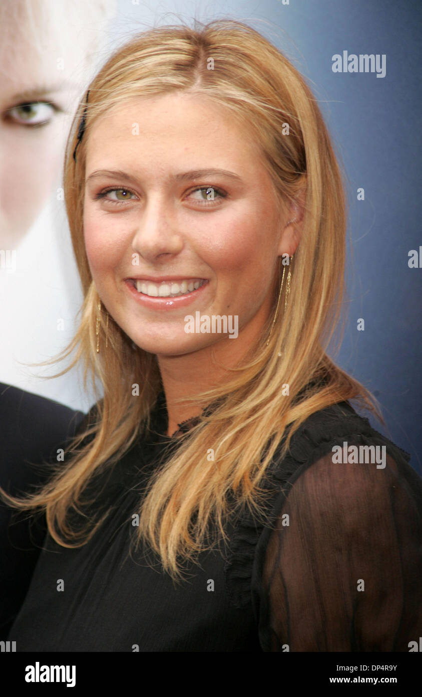 Aug 22, 2006; New York, NY, USA; Tennis star MARIA SHARAPOVA launches ...