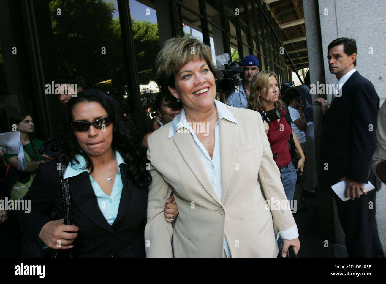 Aug 22, 2006; Los Angeles, CA, USA; Defense attorney JAMIE HARMAN ...