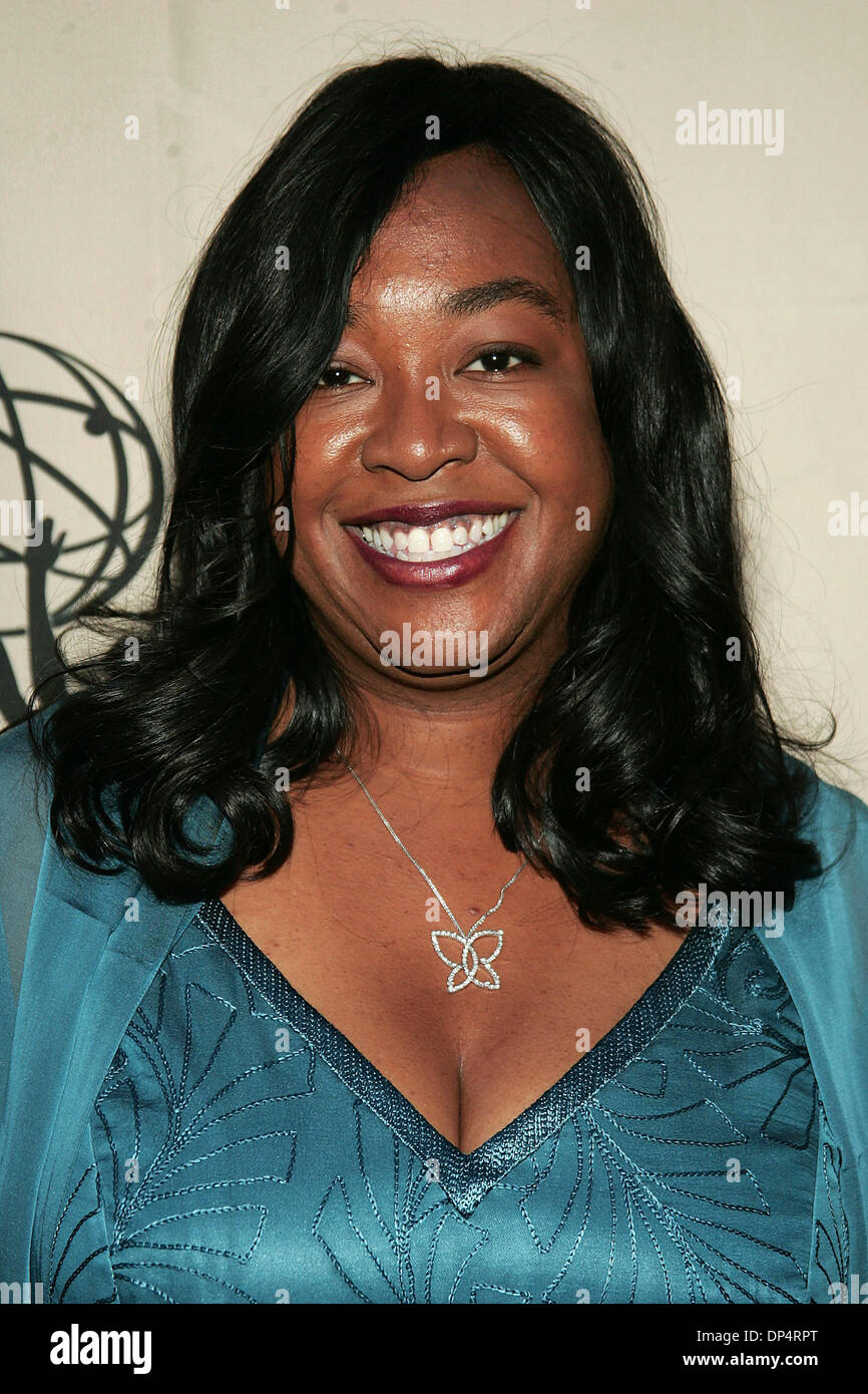 Aug 23, 2006; Los Angeles, CA, USA; Writer SHONDA RIMES during arrivals ...
