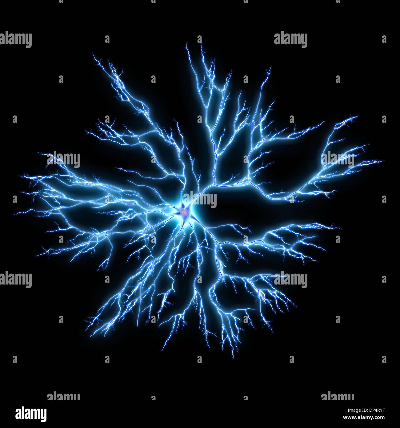 Nerve cell, artwork Stock Photo - Alamy