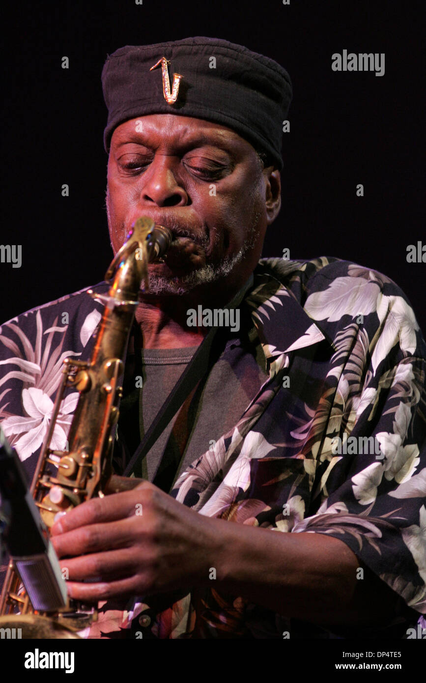 Aug 23, 2006; New York, NY, USA; Jazz artist saxophonist DEWEY REDMAN ...