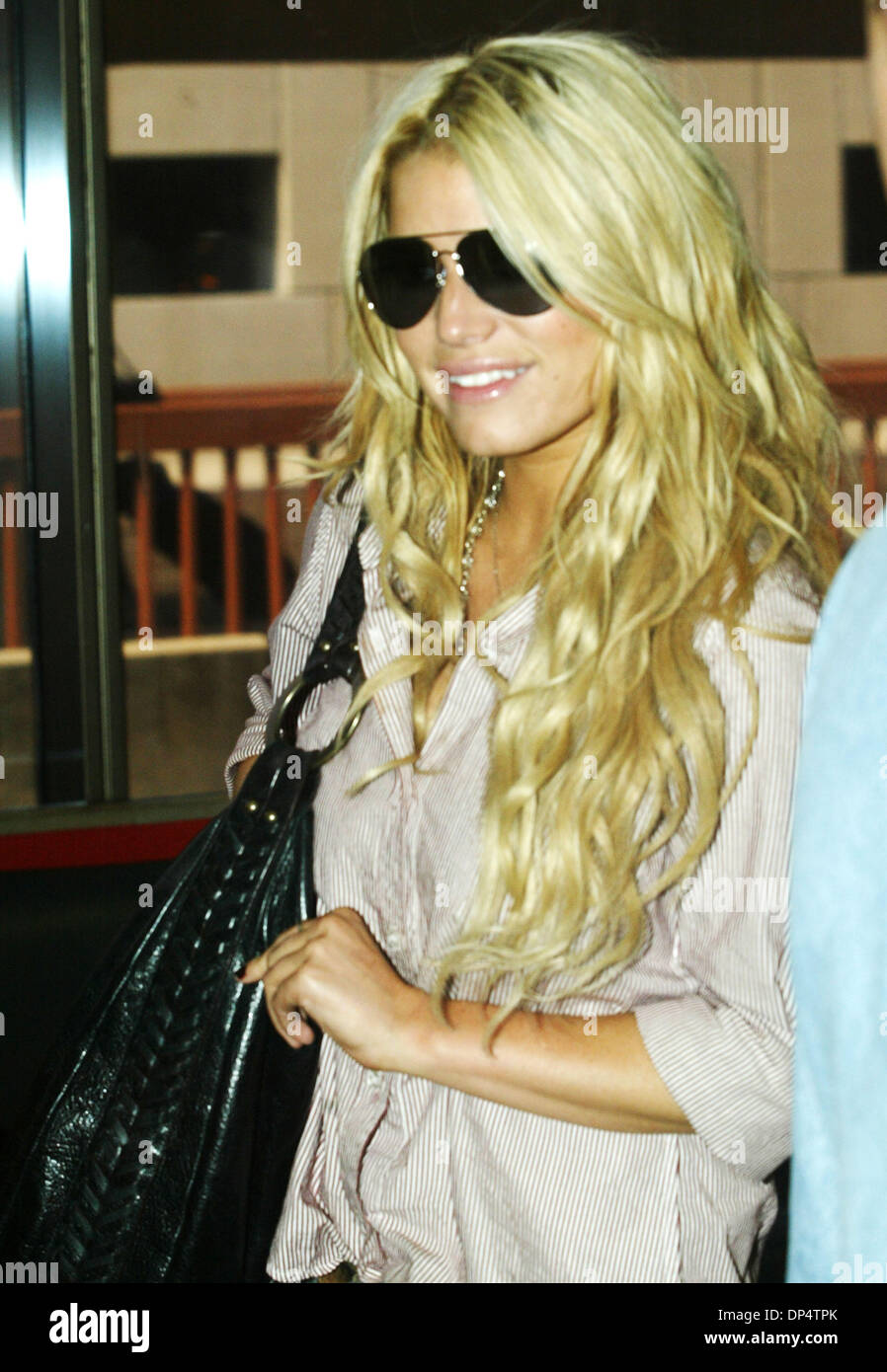 Aug 23, 2006; Irving, TX, USA; Actress singer JESSICA SIMPSON at DFW ...