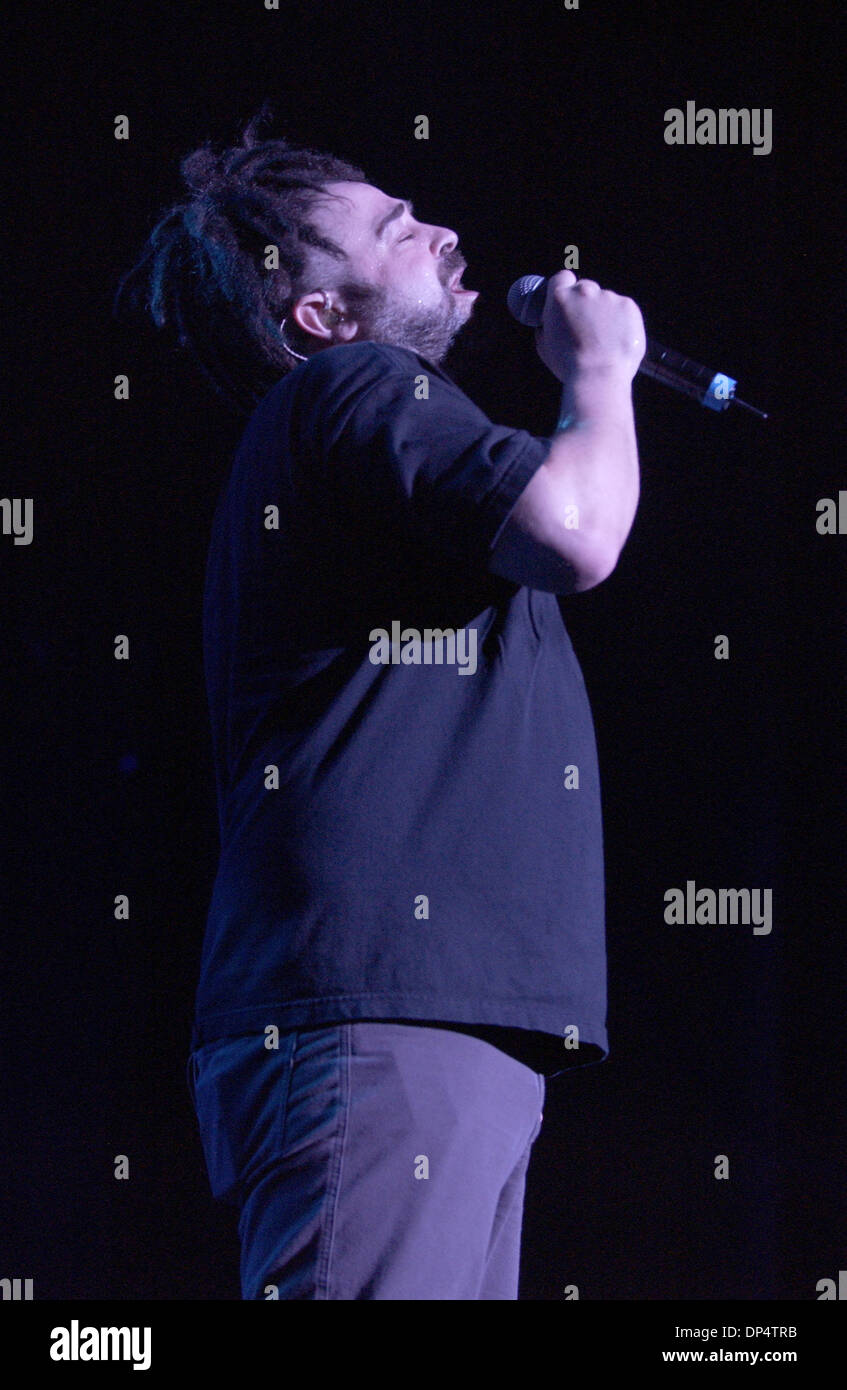 Aug 23, 2006; Raleigh, NC, USA; Lead singer ADAM DURITZ and band ...