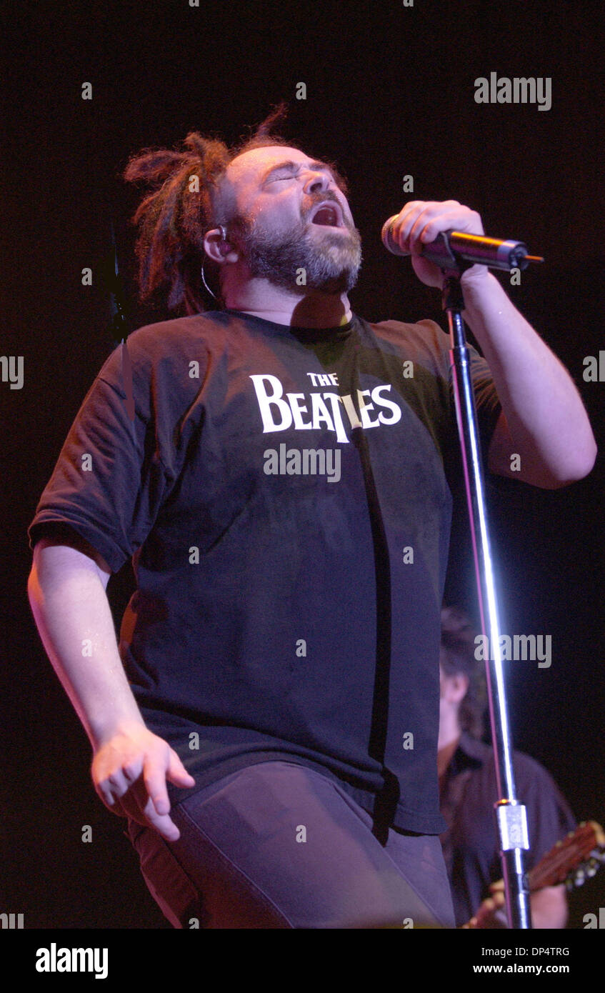 Aug 23, 2006; Raleigh, NC, USA; Lead singer ADAM DURITZ and band ...