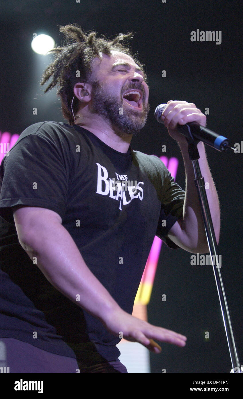 Aug 23, 2006; Raleigh, NC, USA; Lead singer ADAM DURITZ and band ...