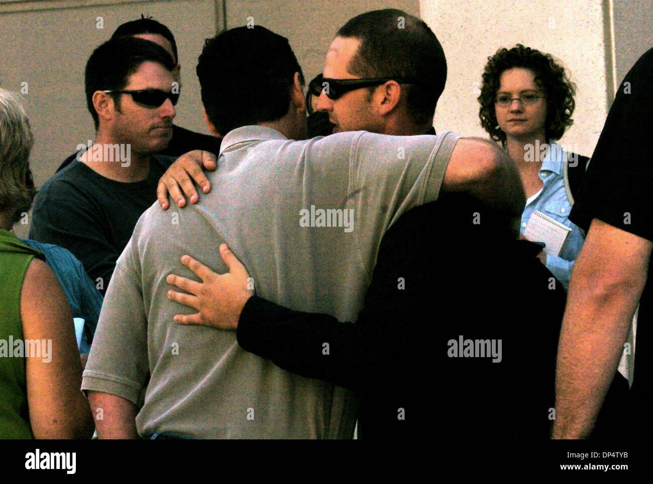 Aug 24, 2006; MARTINEZ, CA, USA; ERIC LION the son of murdered victim ...