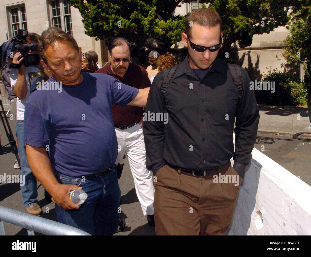 Aug 24, 2006; MARTINEZ, CA, USA; ERIC LION the son of murdered victim ...