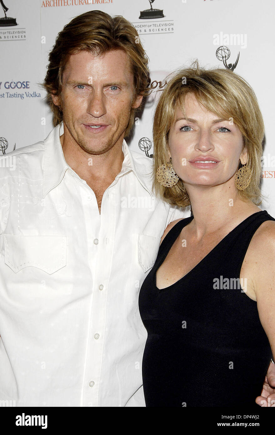 Aug 25, 2006; West Hollywood, CA, USA; Actor DENIS LEARY (L) and wife ...