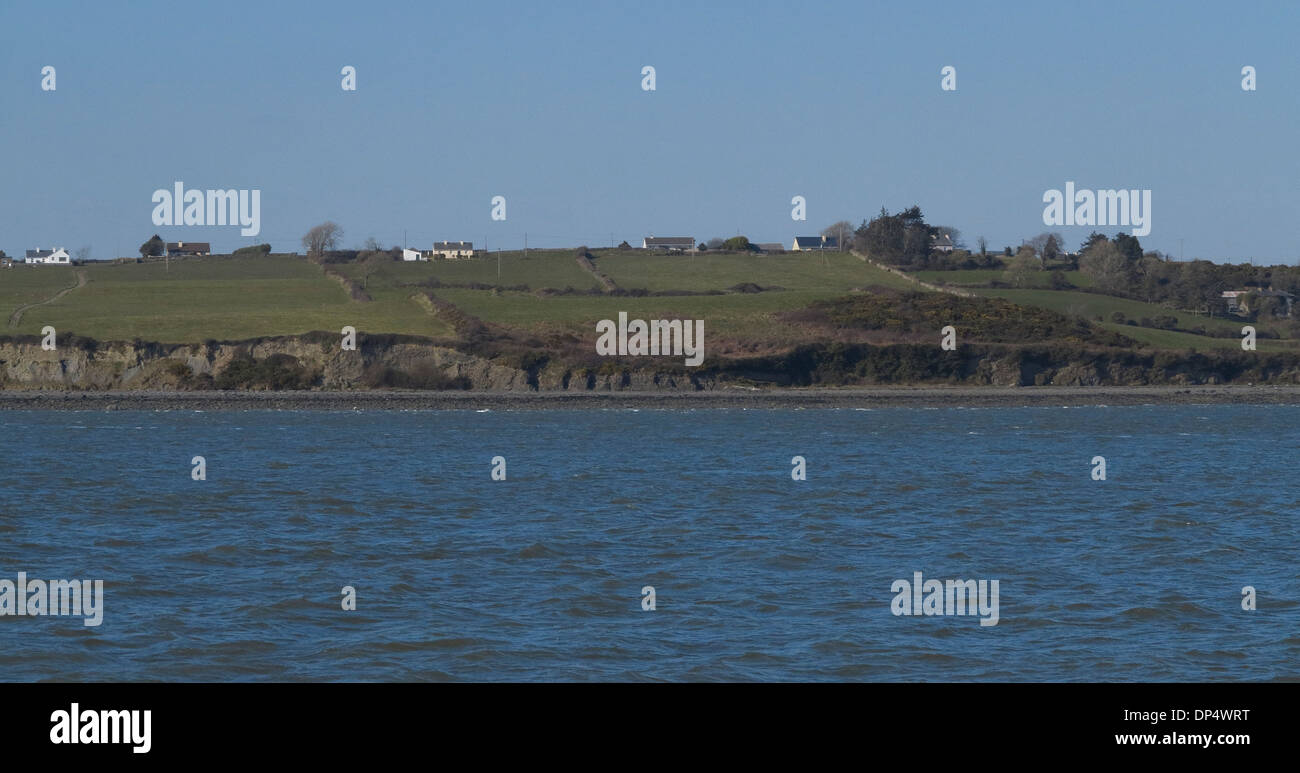 View of River Shannon and County Clare Ireland near Killimer from the ...