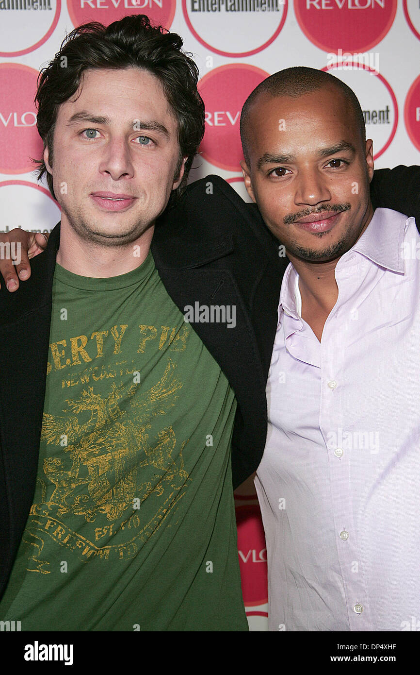 Zach braff and donald faison hi-res stock photography and images - Alamy
