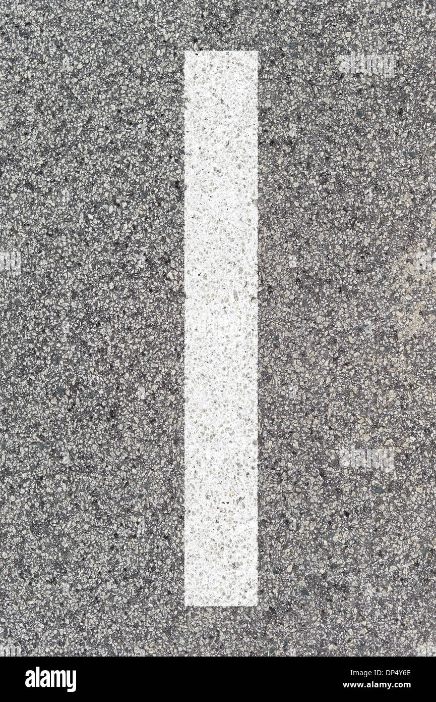 A close up shot of road markings Stock Photo - Alamy
