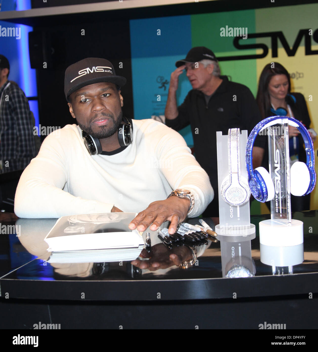 Las Vegas, Nevada, USA. 7th Jan, 2014. Rapper 50 Cents signs attends an ...