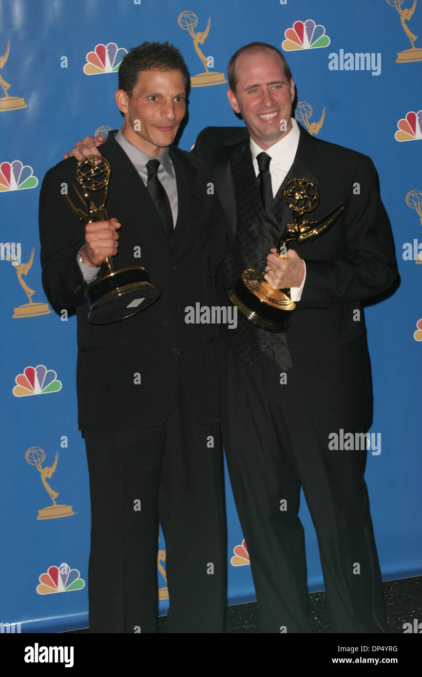 Aug 27, 2006; Los Angeles, CA, USA; Emmys 2006: (L-R) MARK BUCKLAND ...