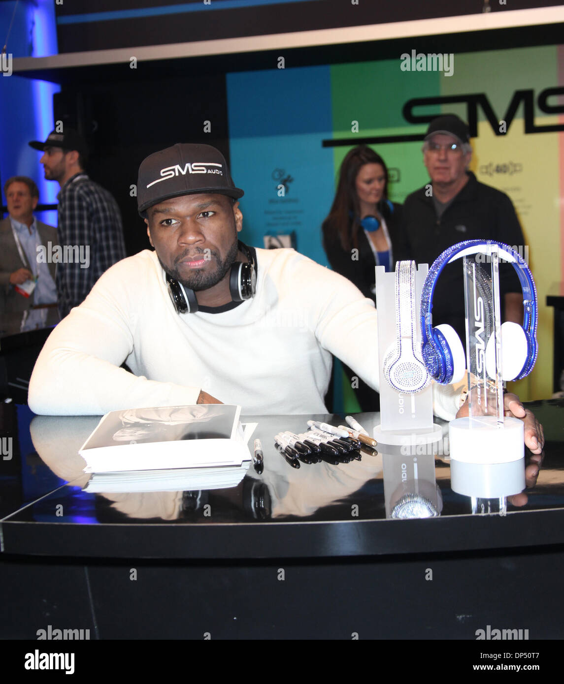 Las Vegas, Nevada, USA. 7th Jan, 2014. Rapper 50 Cents signs attends an ...