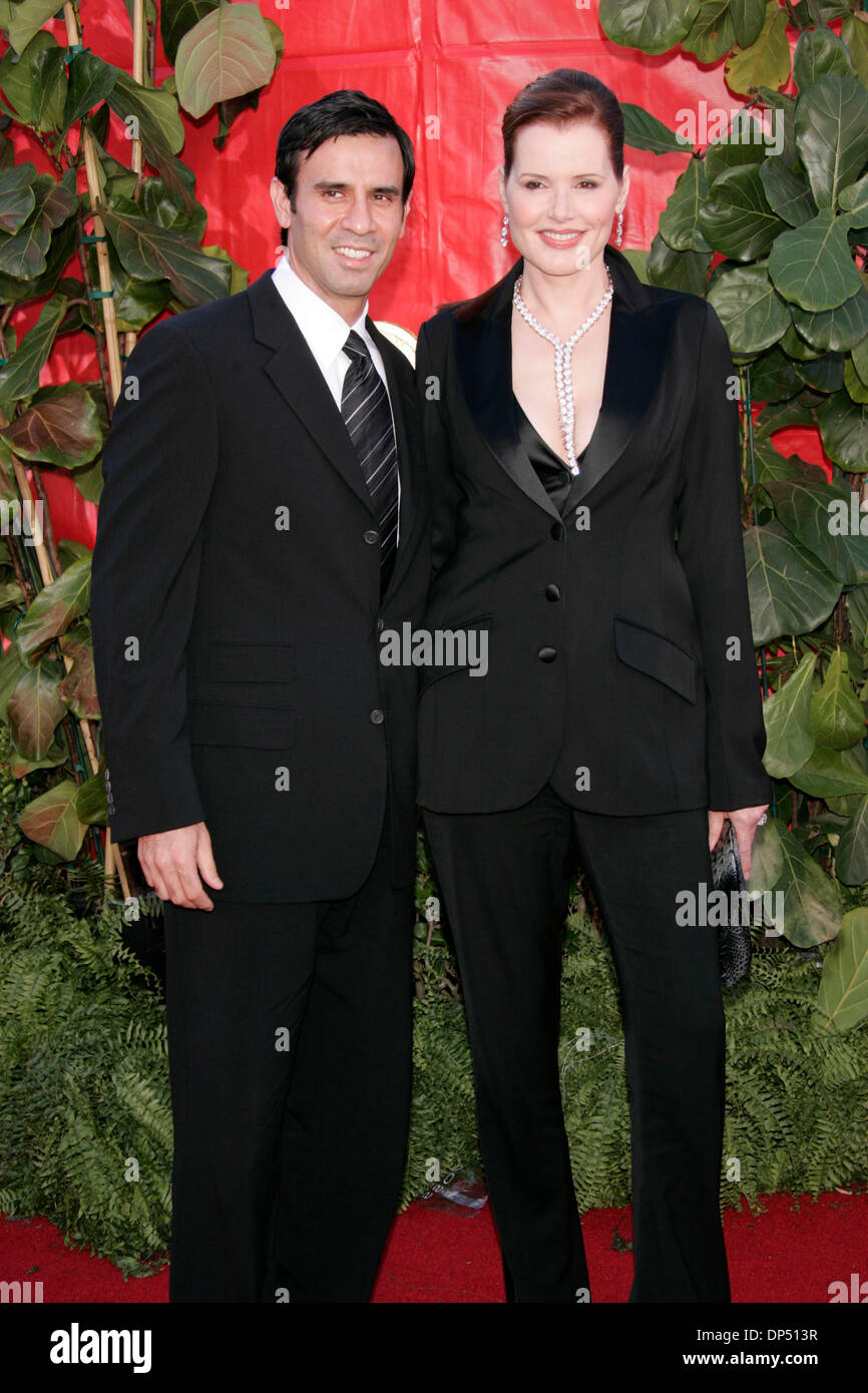 Aug 27, 2006; Los Angeles, CA, USA; Emmys 2006: Actress GEENA DAVIS and ...