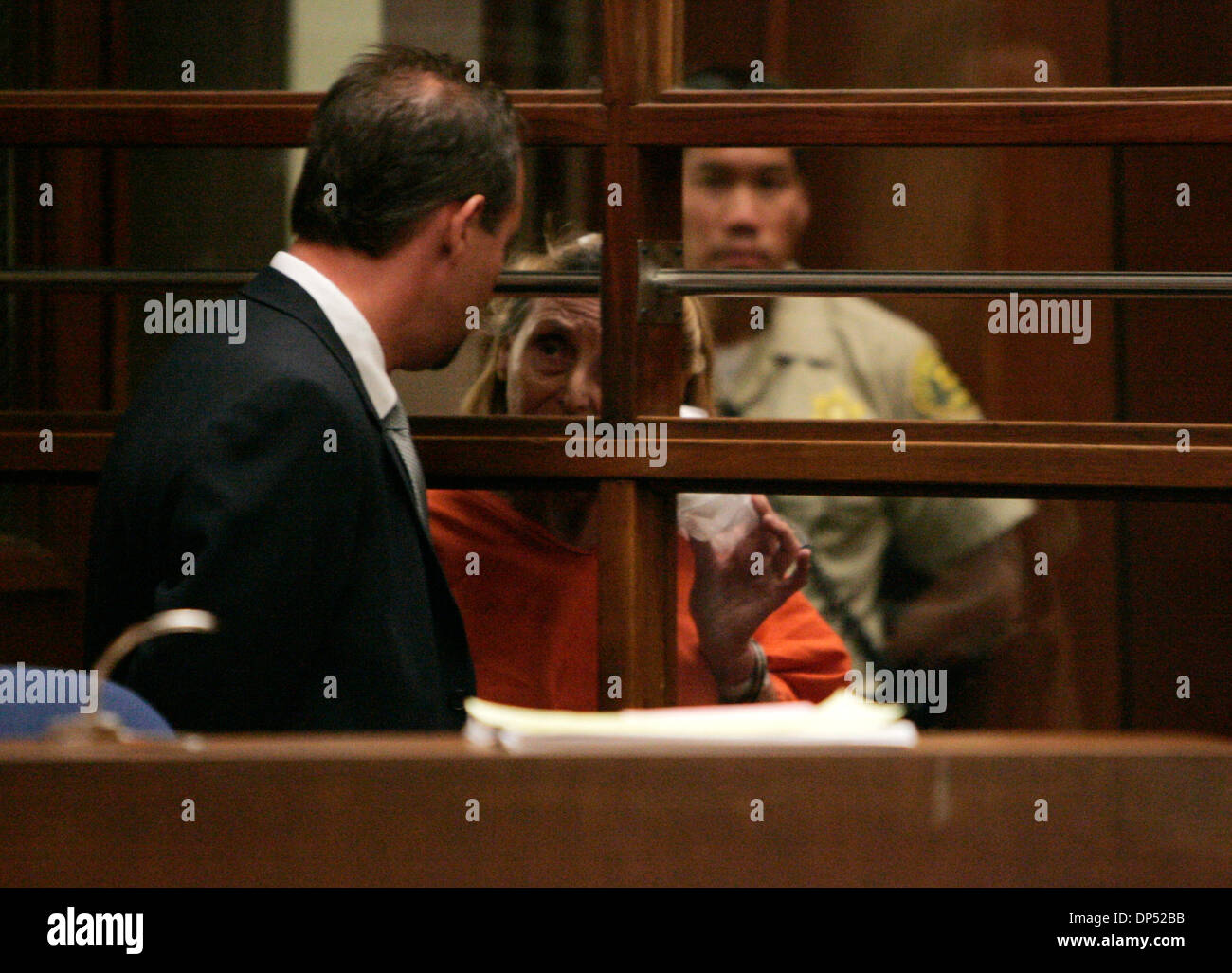 Aug 29, 2006; Los Angeles, CA, USA; Arraignment for two women in their ...