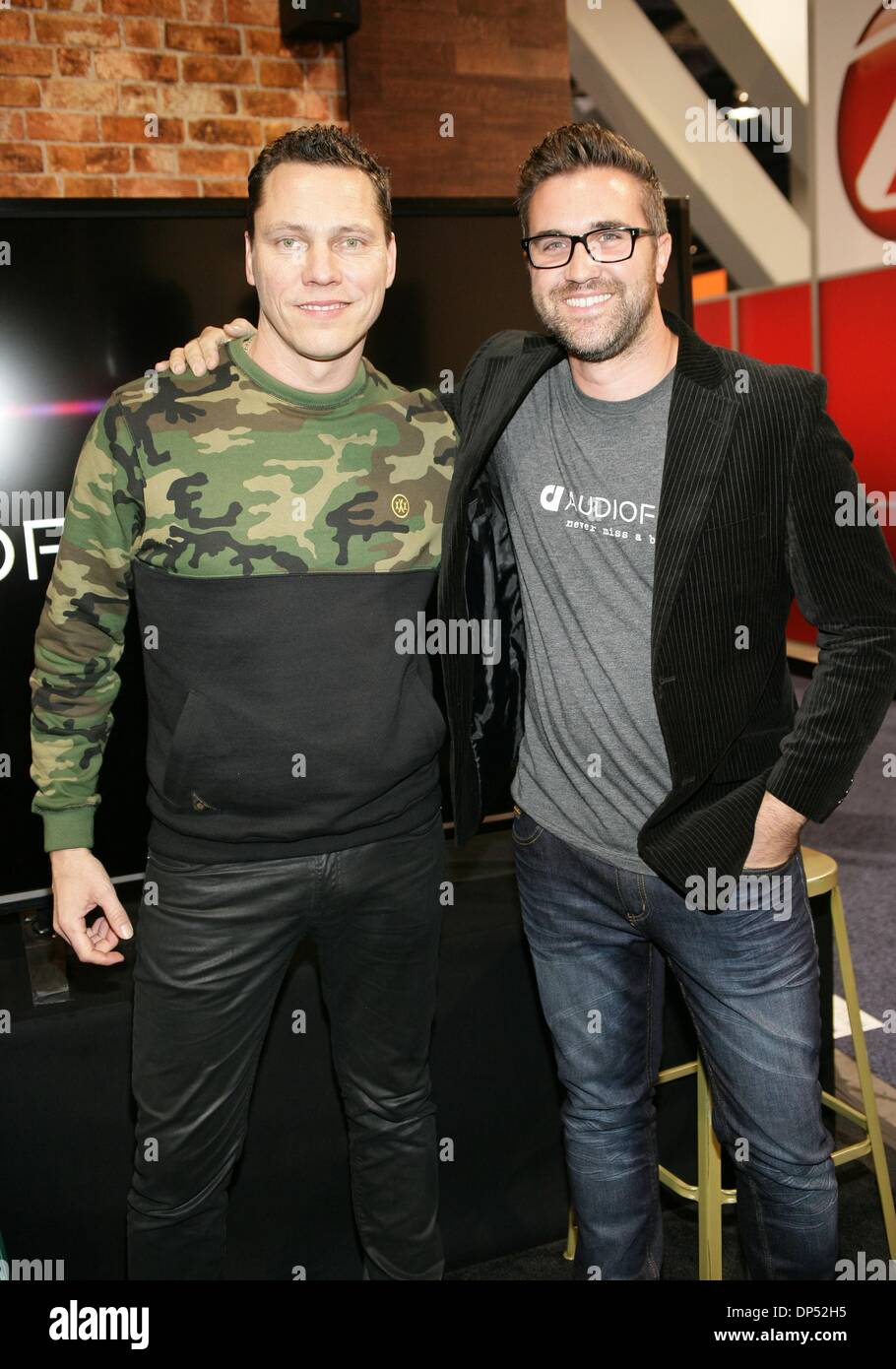 Las Vegas, NV, USA. 7th Jan, 2014. Tiesto, Dave Thompson in attendance ...