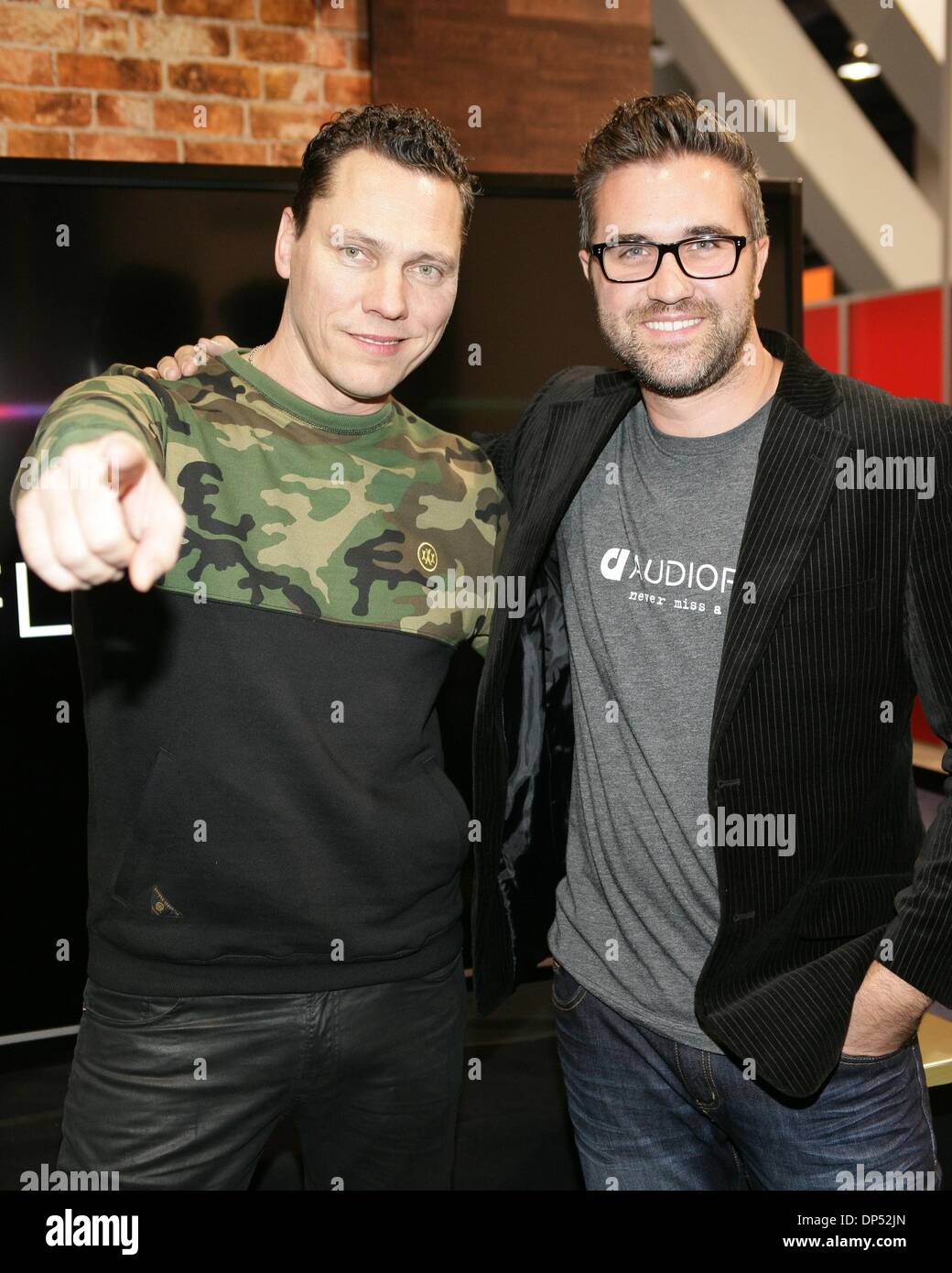 Las Vegas, NV, USA. 7th Jan, 2014. Tiesto, Dave Thompson in attendance ...