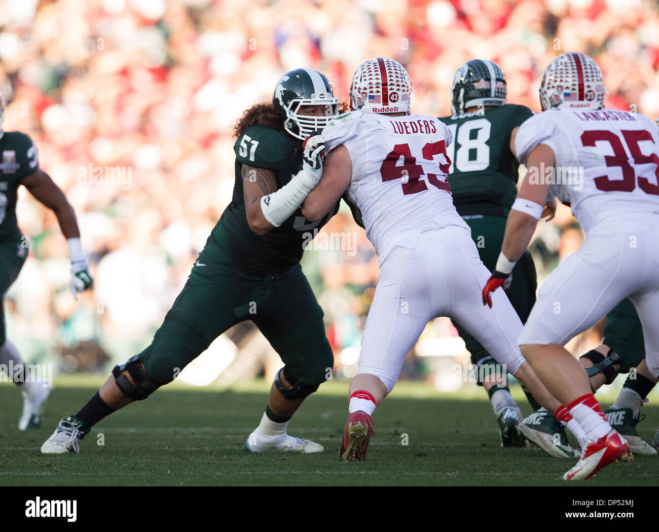 Pasadena, CA, USA. 1st Jan, 2014. January 1, 2014 Pasadena, CA.Michigan ...