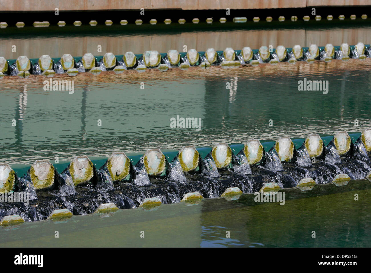 Aug 29, 2006; Rancho Santa Fe, CA, USA; Detail view of water flowing ...