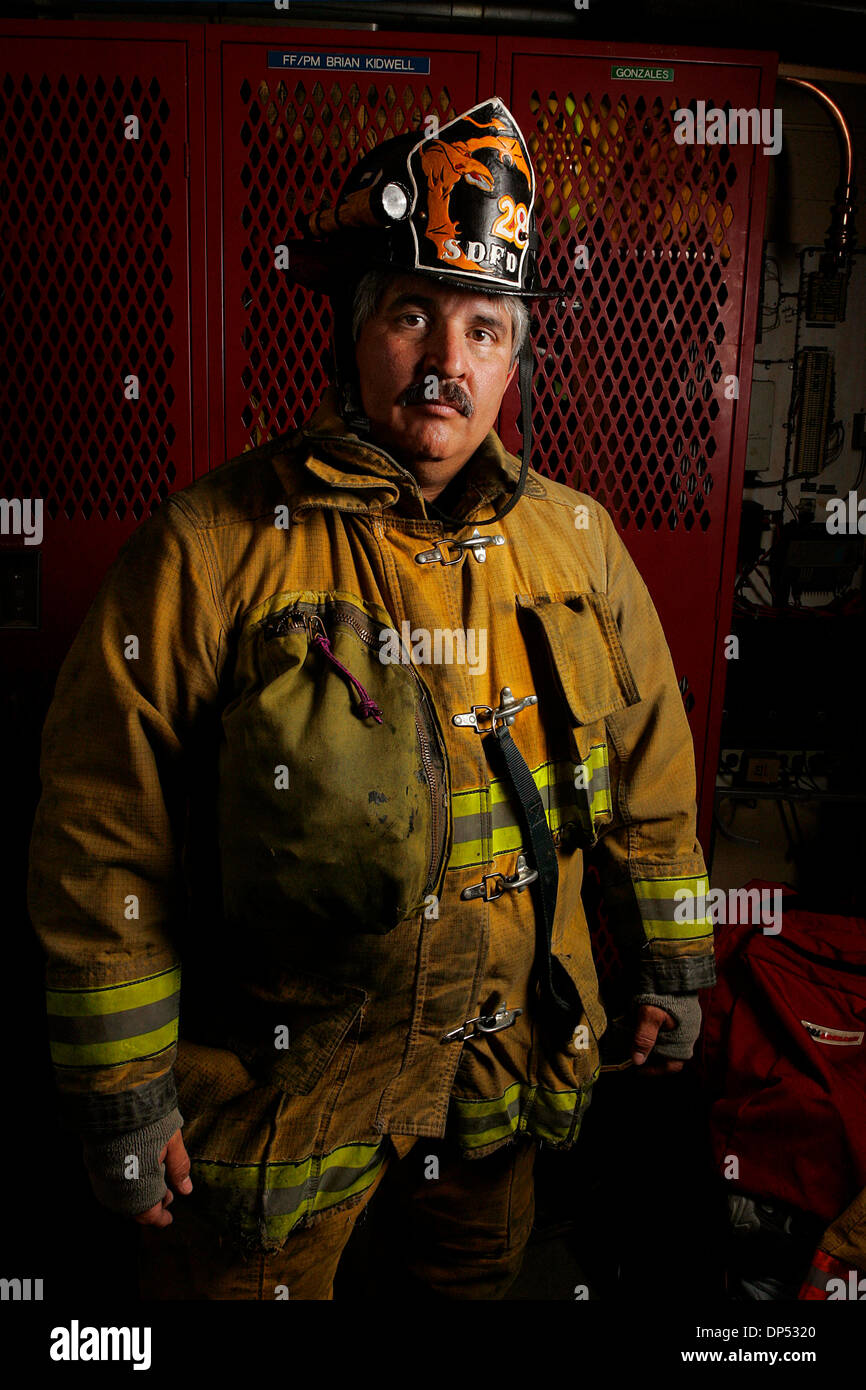 Aug 29, 2006; San Diego, CA, USA; BRIAN KIDWELL, fire fighter/paramedic ...