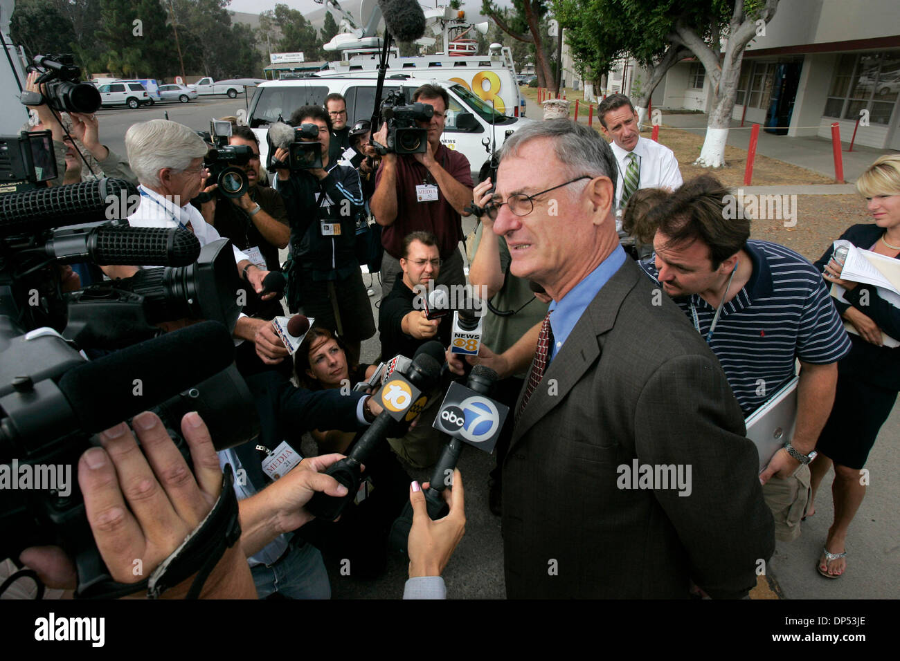 Aug 30, 2006; Camp Pendleton, CA, USA; Retired USMC Brig. Gen. DAVID ...