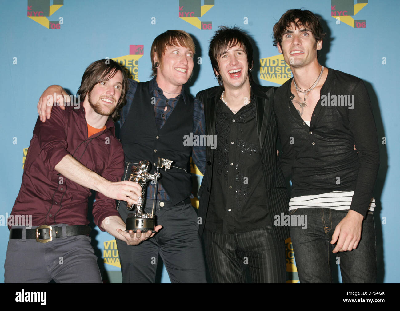 Aug 31, 2006; New York, NY, USA; 'THE ALL AMERICAN REJECTS' pose for ...