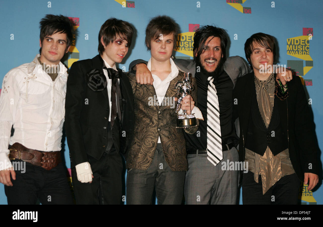 Aug 31, 2006; New York, NY, USA; PANIC! AT THE DISCO and director SHANE ...